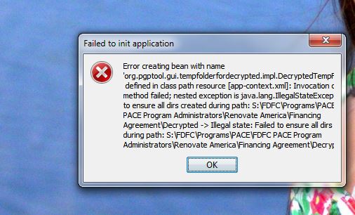 Failed To Init Application Error Message · Issue 101 · Pgptool Pgptool · Github