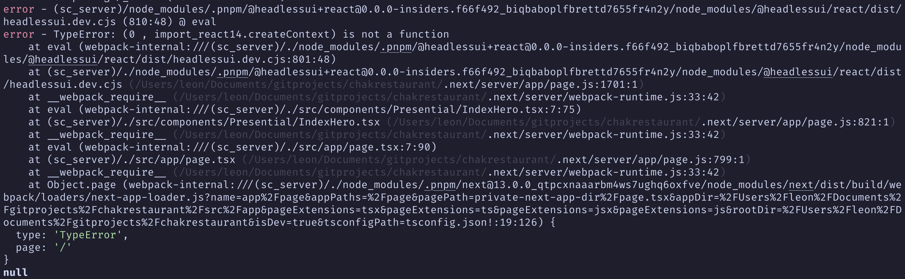 Experimental Next 13 Issue · Issue 1959 · Tailwindlabs Headlessui · Github