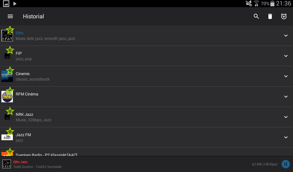 [Suggestion] Show little red button when recording · Issue #291 · segler-alex/RadioDroid · GitHub