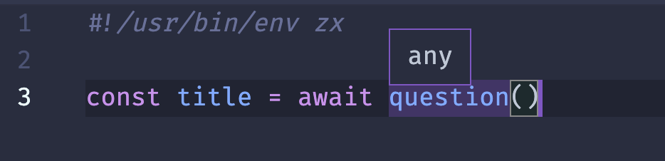 Is there any way to write scripts with type suggestions in VsCode or ...
