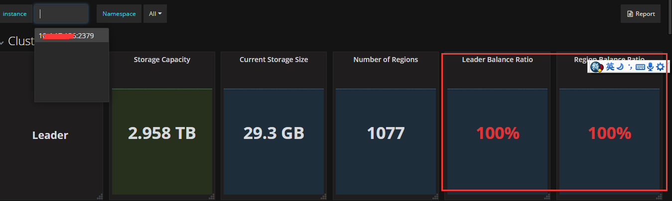 Leader balance ratio and Region balance ratio are 100%? · Issue #9002 · pingcap/tidb · GitHub