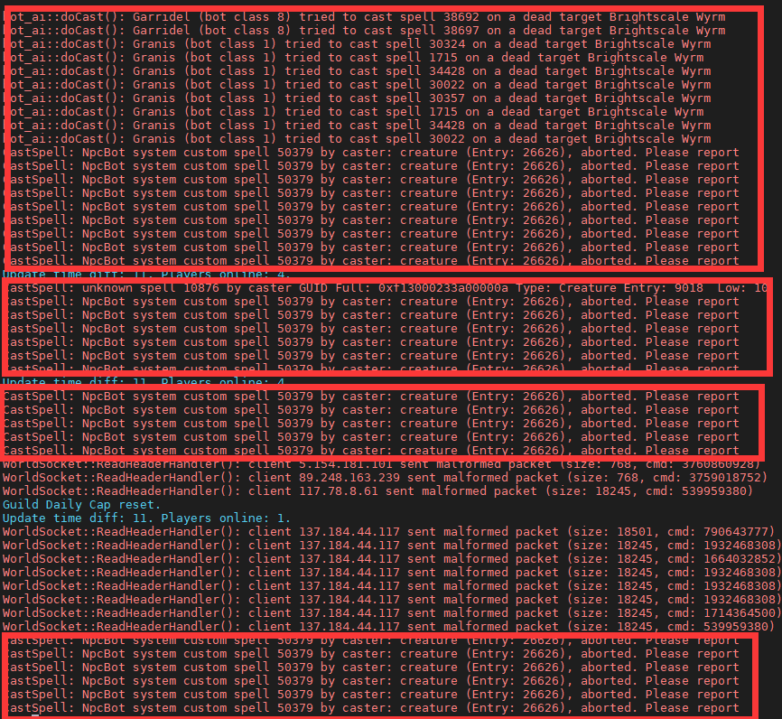 [AC]Bots transmog data is not loaded. Table `characters_npcbot_transmog` is empty! · Issue #280 ...