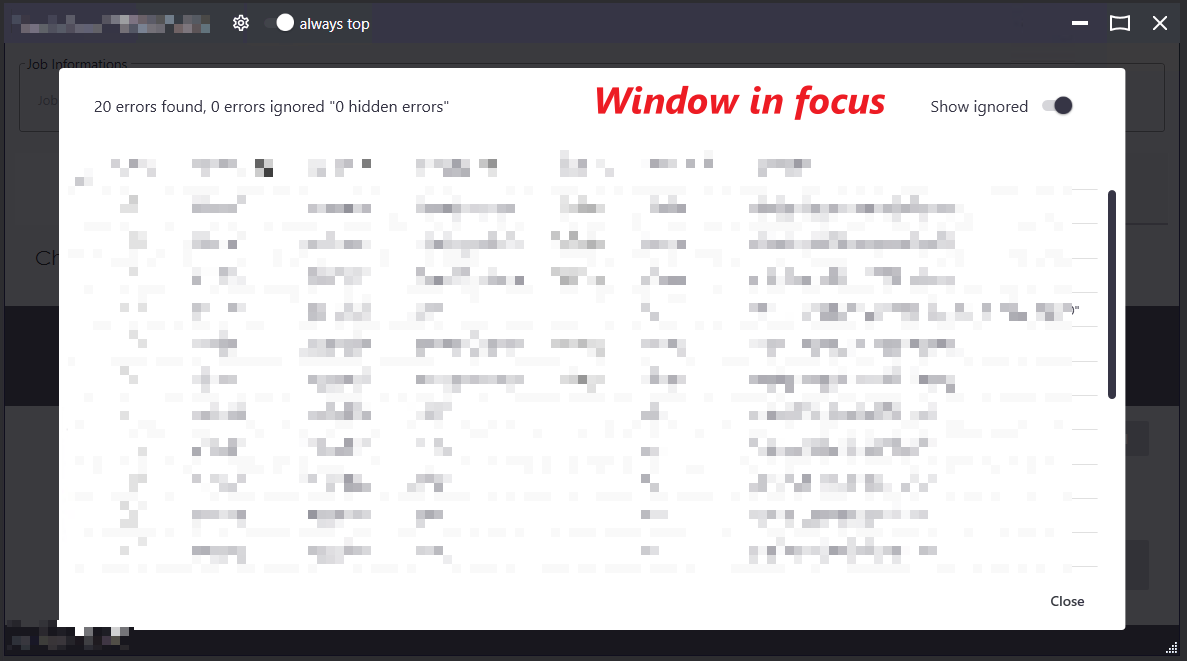 DialogHost dialog disappear when window is top most and lose focus ...