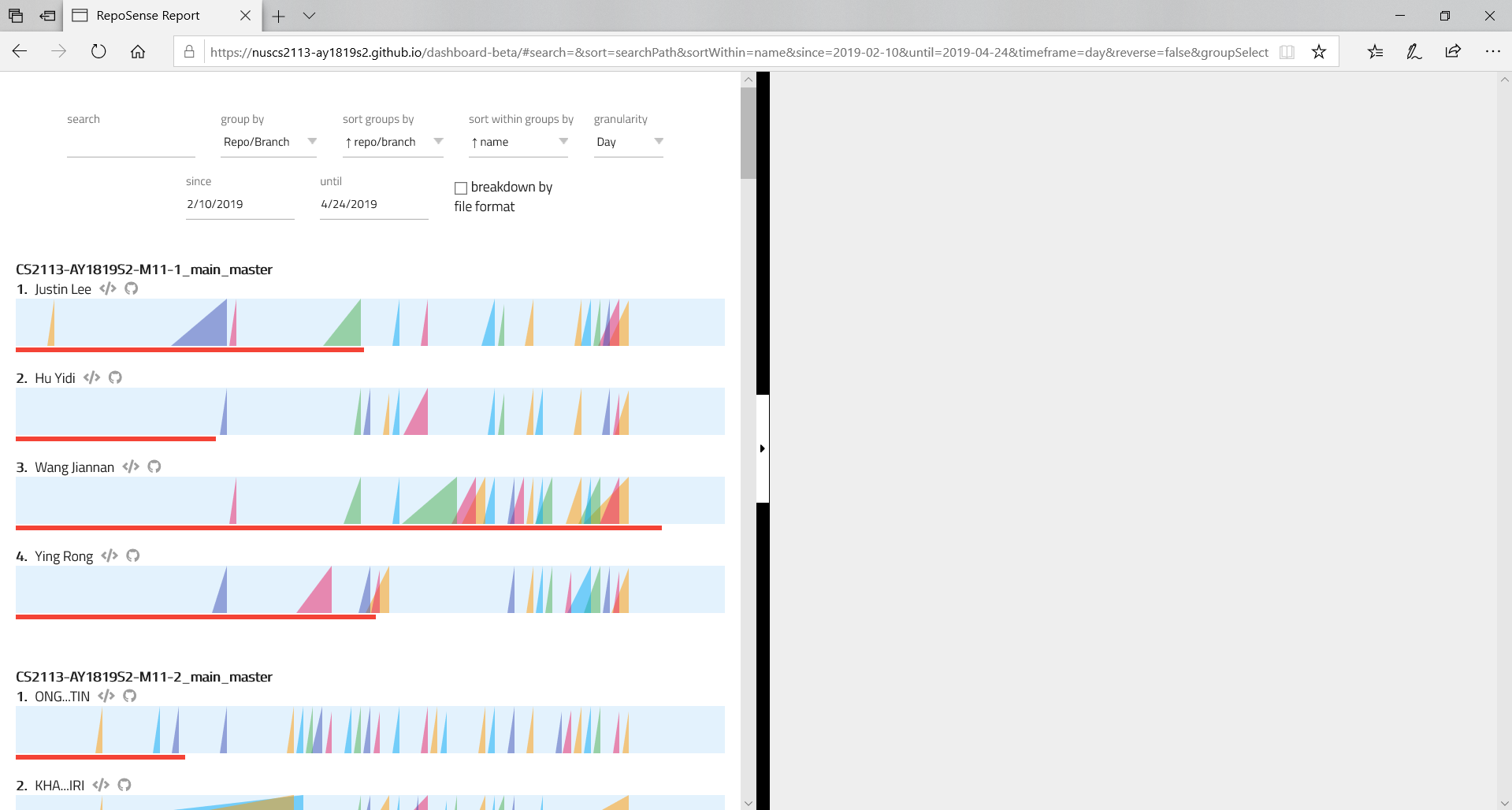 Compatibility issue with Microsoft Edge · Issue #721 · reposense/RepoSense · GitHub