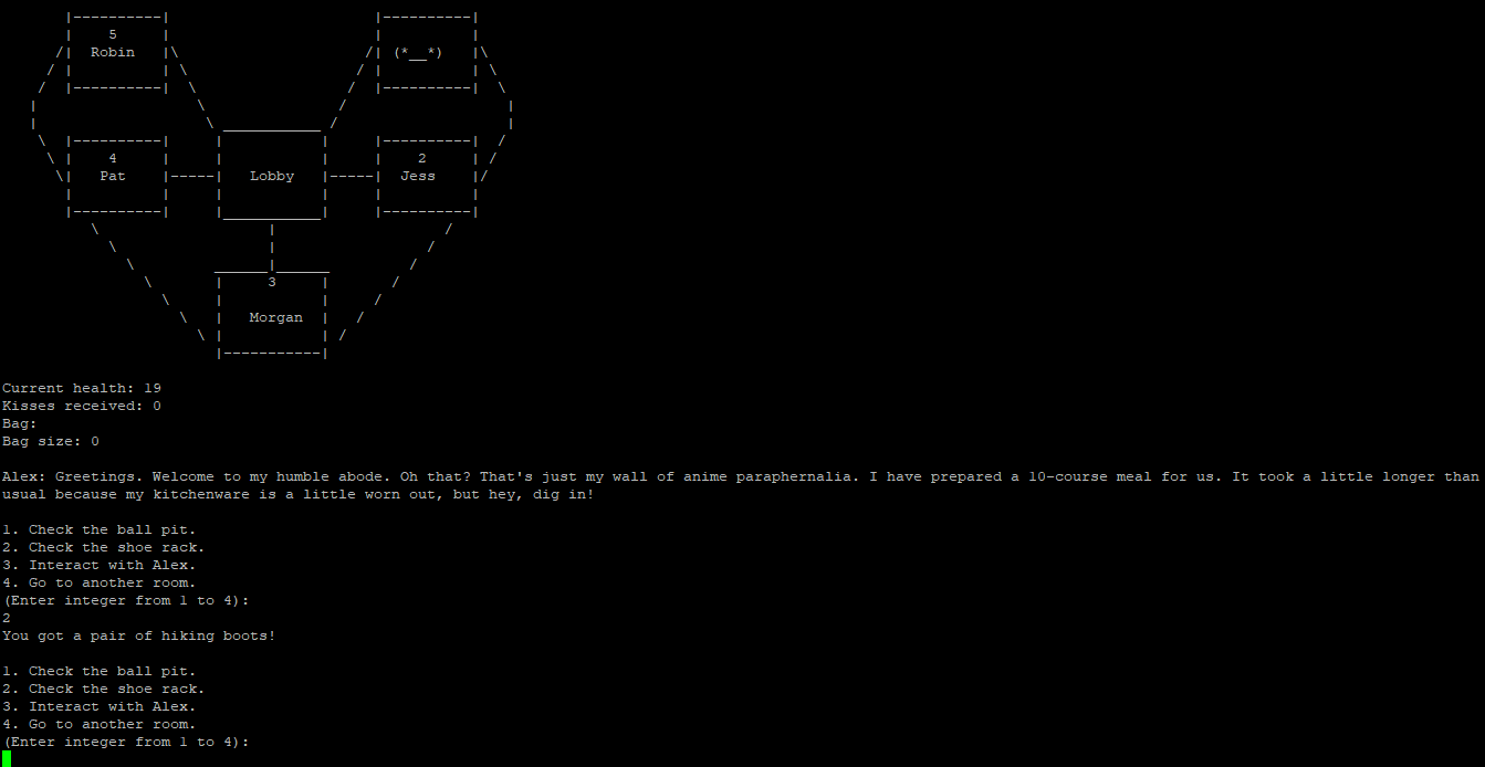 GitHub - huynhbrandon/Love-Hotel: A text-based adventure game that ...