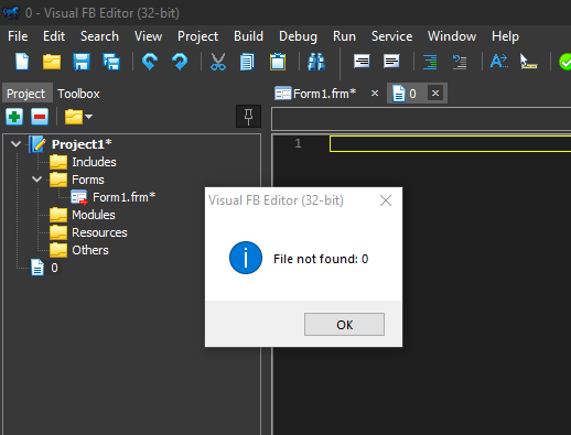 Problem at Goto Define(F2) · Issue #465 · XusinboyBekchanov/VisualFBEditor · GitHub