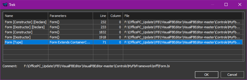Problem at Goto Define(F2) · Issue #465 · XusinboyBekchanov/VisualFBEditor · GitHub