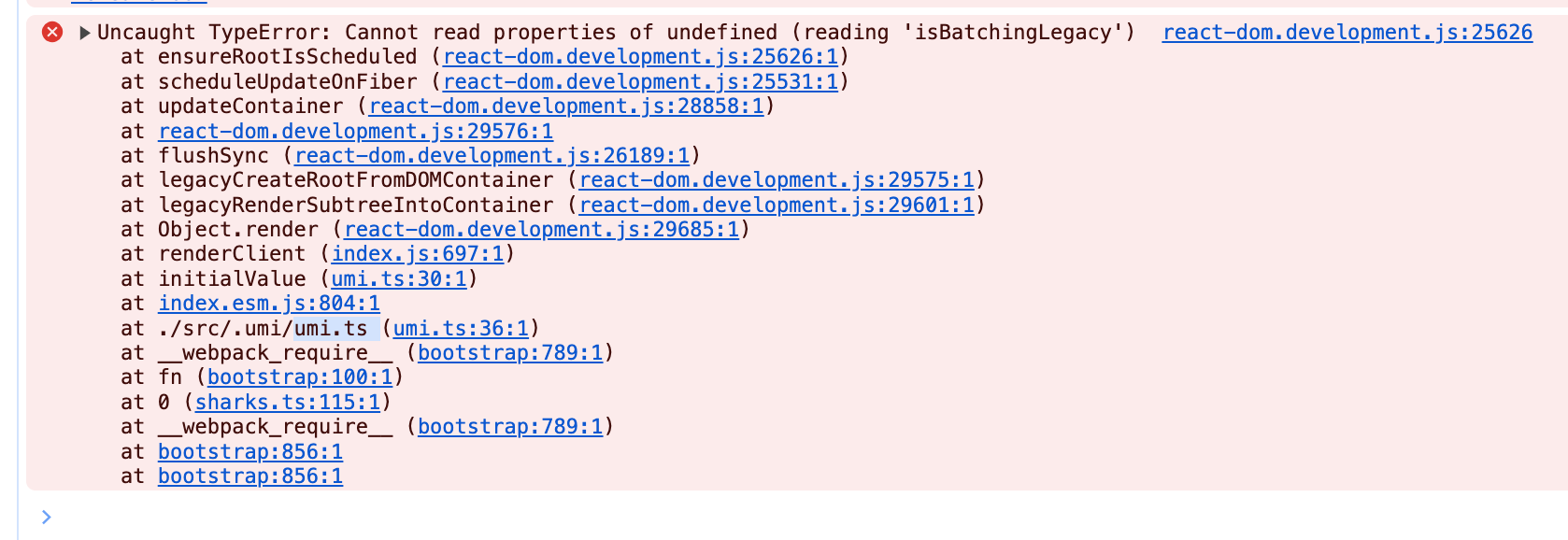 Bug Dev环境 Umits 中react报错 · Issue 11863 · Umijsumi · Github