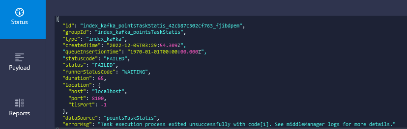 middleManager service is running abnormally, the whole service cannot ingest data, the server ...
