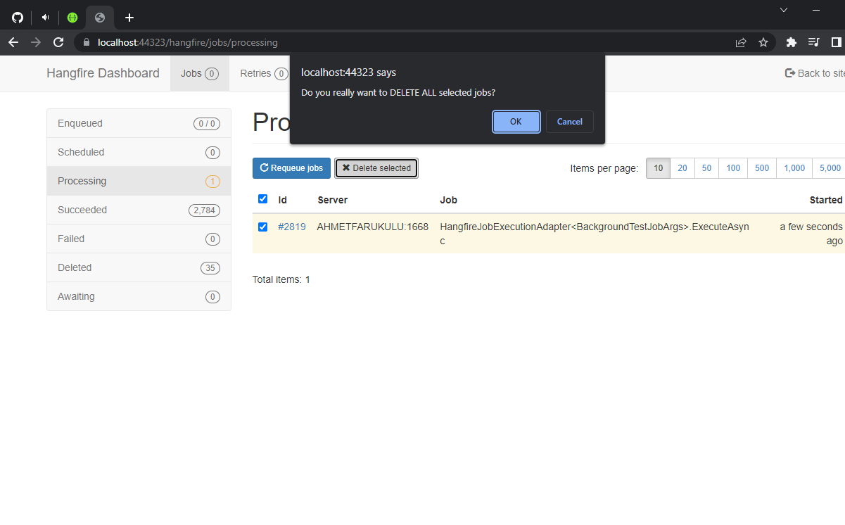 Background Jobs Not Take `cancellationtoken` Parameter · Issue 15281 · Abpframeworkabp · Github 