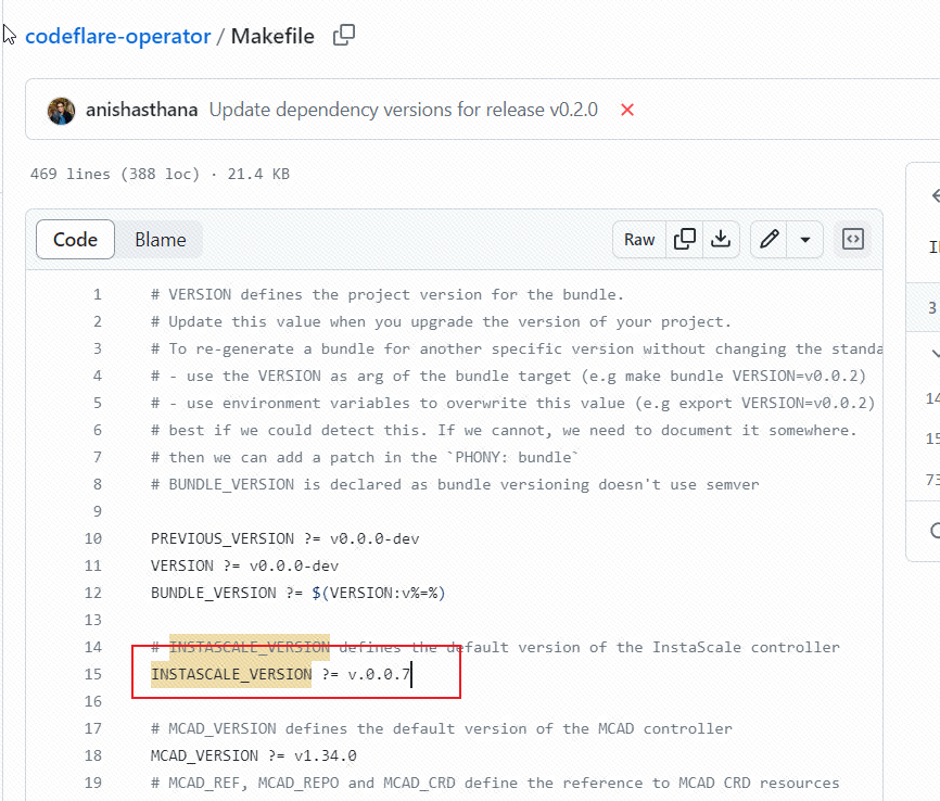 The InstaScale image versions are inconsistent. · Issue #257 · project-codeflare/codeflare ...