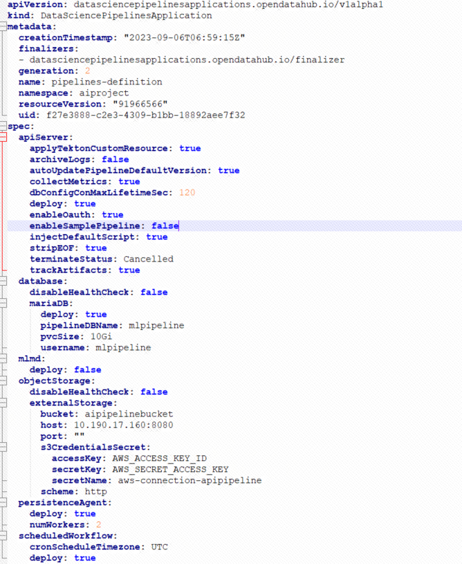 [Question]: How to resolve the failure of installing the Data Science Pipeline Server in the ...