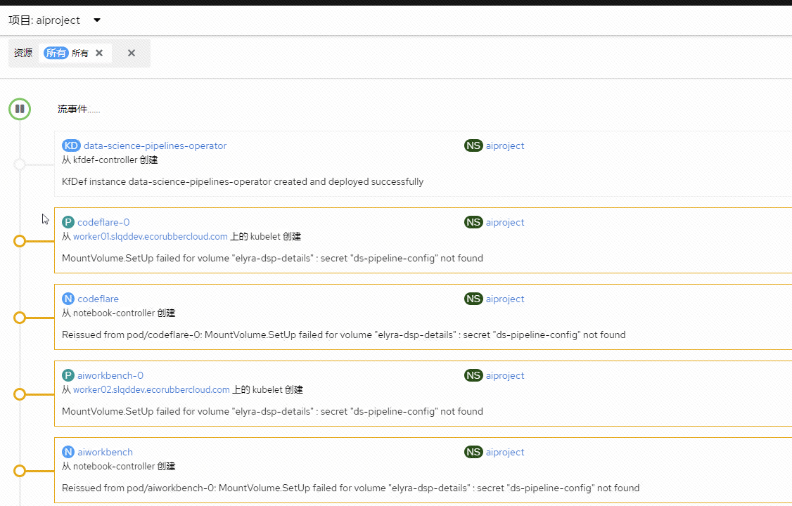 [Question]: How to resolve the failure of installing the Data Science Pipeline Server in the ...