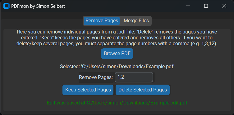 GitHub - SimonSeibert/PDFmon: A small pages editor