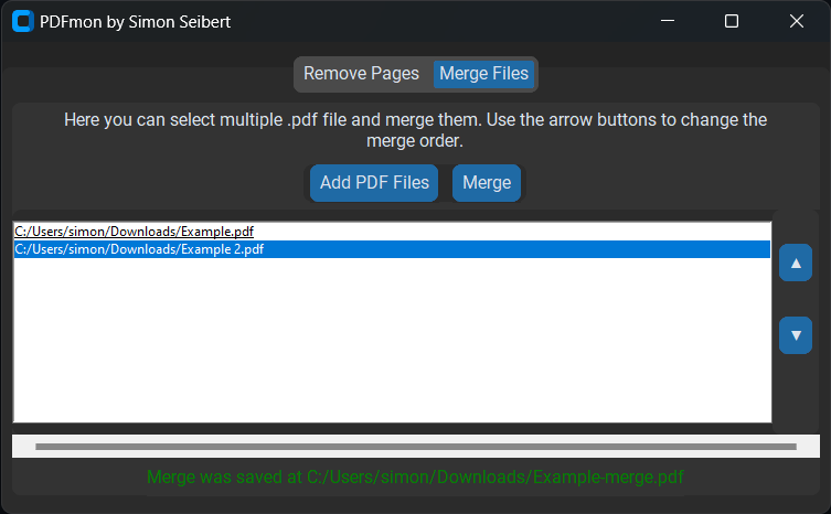 GitHub - SimonSeibert/PDFmon: A small pages editor