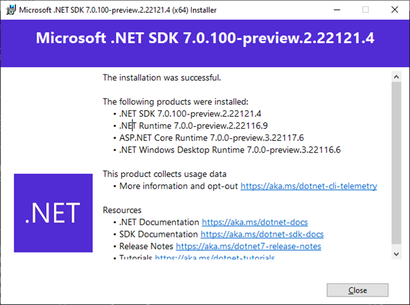 The Runtime Version Of Aspnet Core Runtime” And Net Windows Desktop