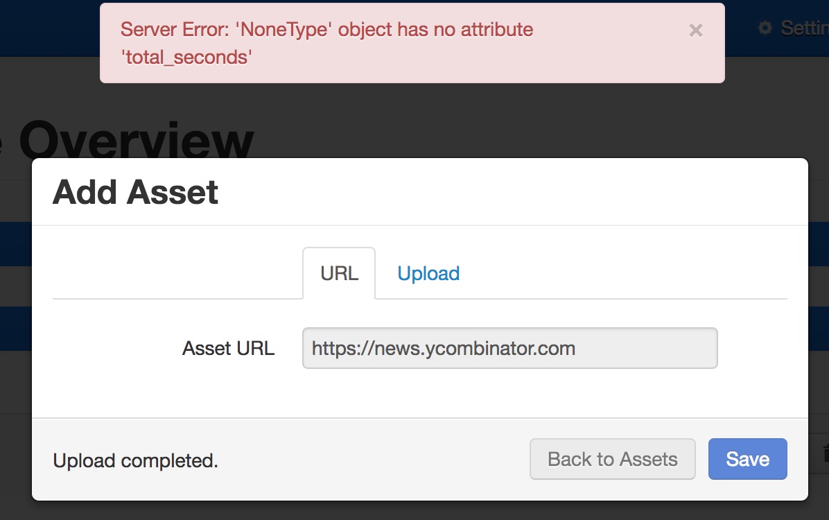 Issues with web assets · Issue #679 · Screenly/Anthias · GitHub