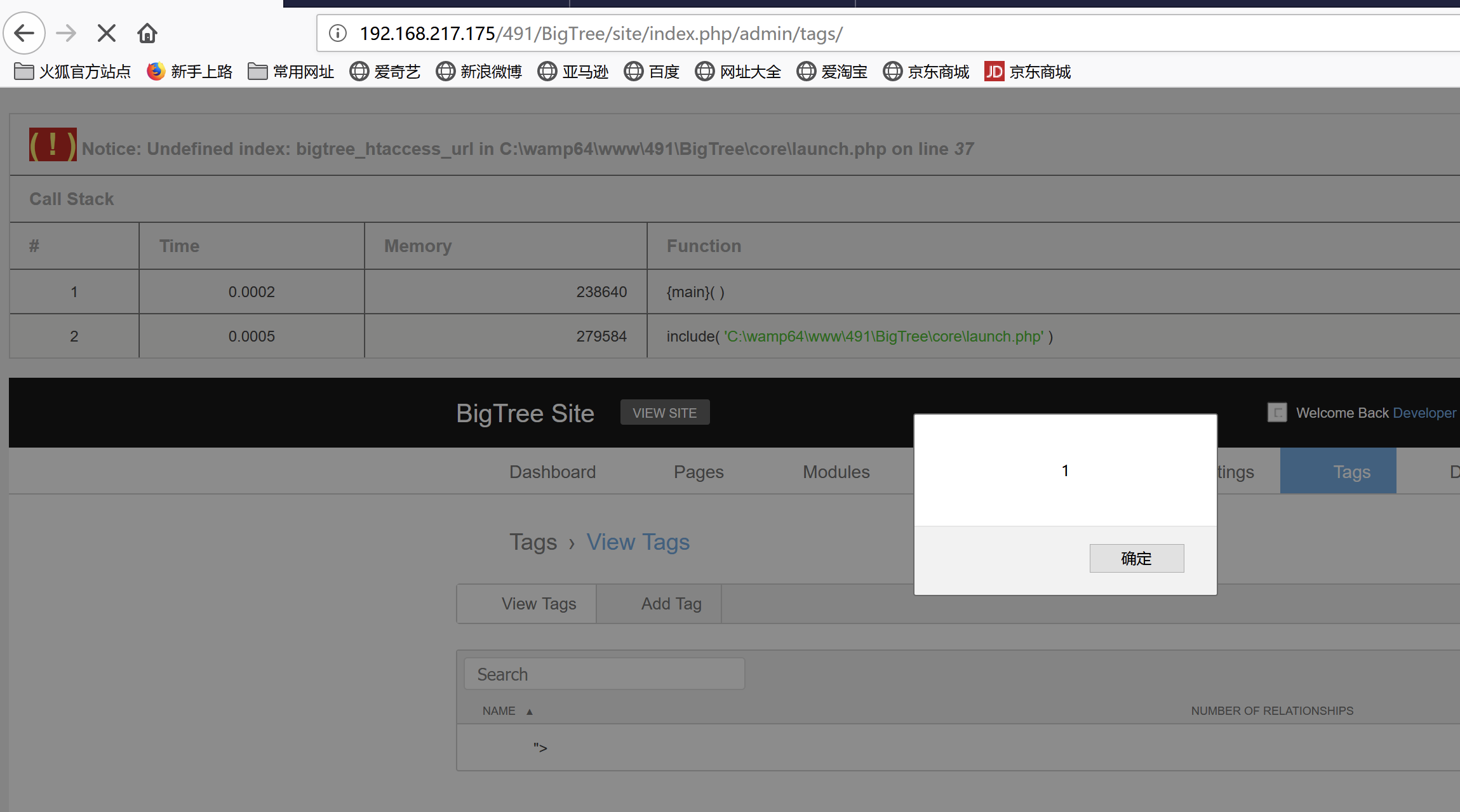 BigTree-CMS 4.4.3 There is a a Stored-XSS which can allows remote attackers to inject arbitrary ...