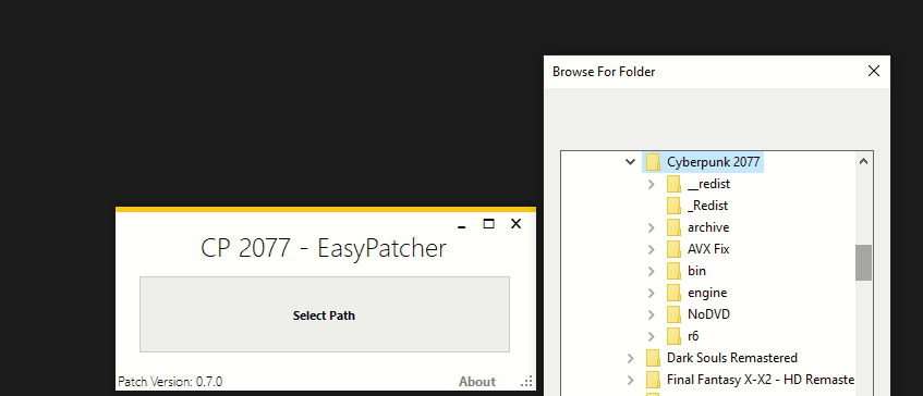 CP 2077 Easy Installer · Issue #60 · maximegmd/CyberEngineTweaks · GitHub