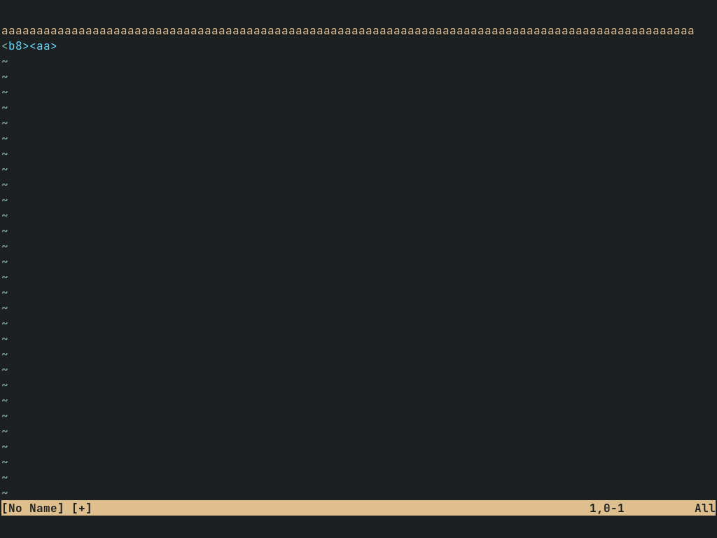 First Byte Of Truncated Double Width Character Is Missing After Syntax Conceal With Matchgroup