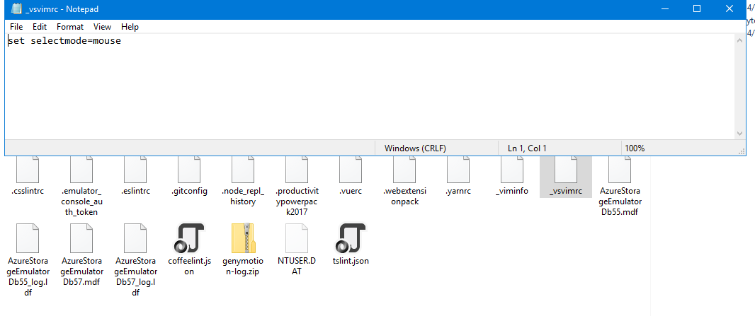 How to modify settings so whenever I click from mouse I got insert mode. · Issue #2444 · VsVim ...