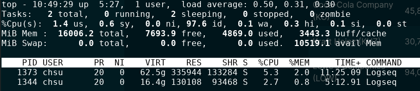 Desktop application strange memory leak · Issue #2436 · logseq/logseq · GitHub