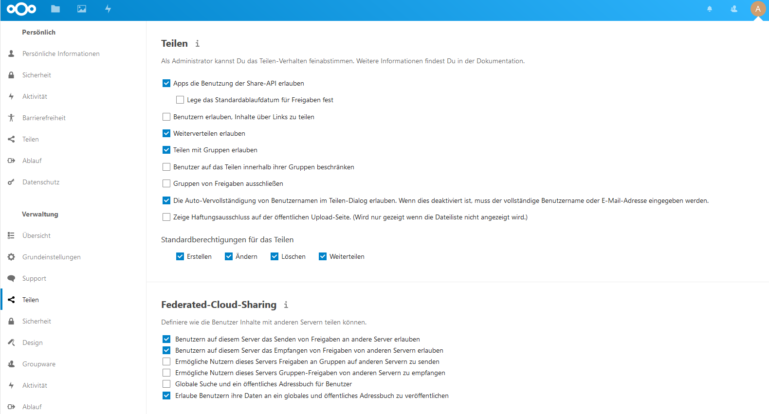 File sharing between users not available in 18.0.3 · Issue #20302 · nextcloud/server · GitHub