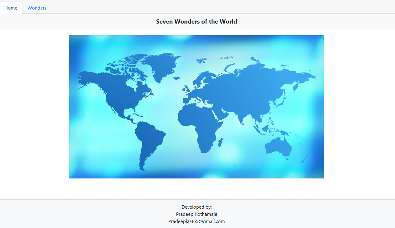 GitHub - pradeepkothamale/Angular-5-World-7-Wonders-App: Angular 5 app ...