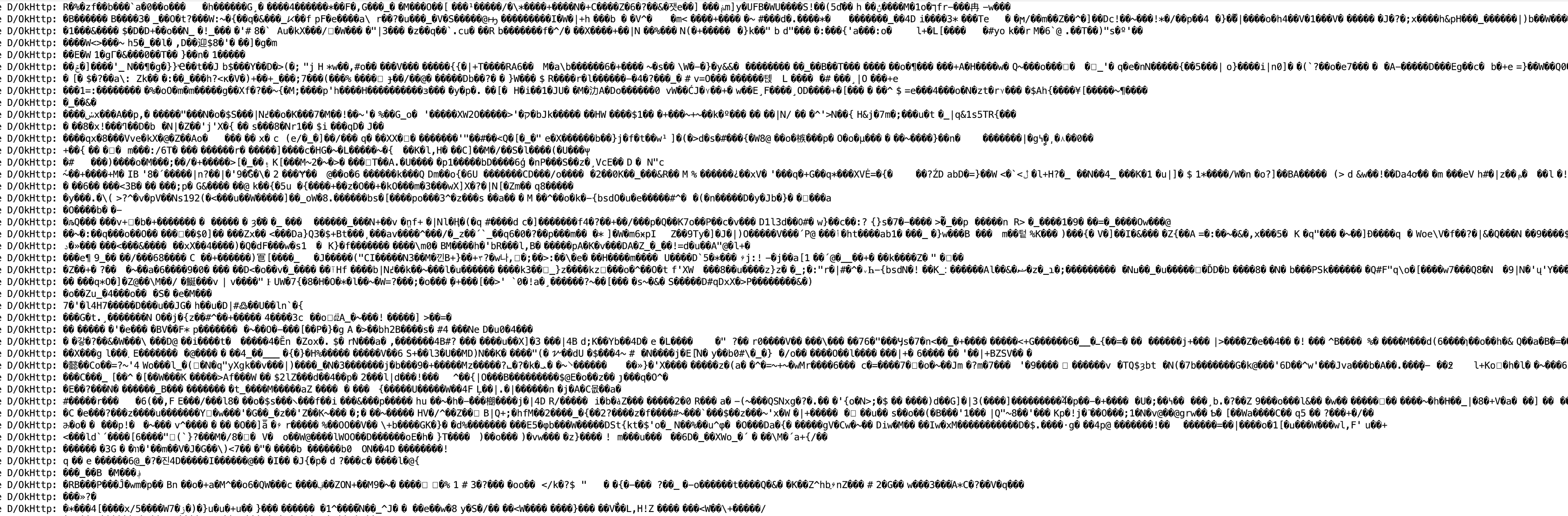 HttpLoggingInterceptor: faulty binary request/response detection · Issue #5412 · square/okhttp ...