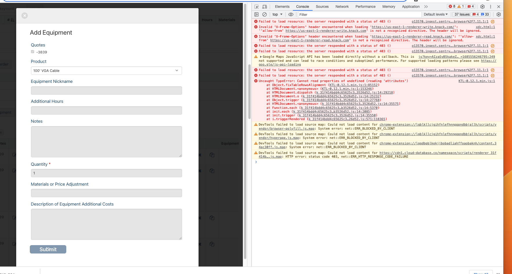 New Record Submits Taking A Long Time To Complete And Not Following Submit Rules · Issue 41