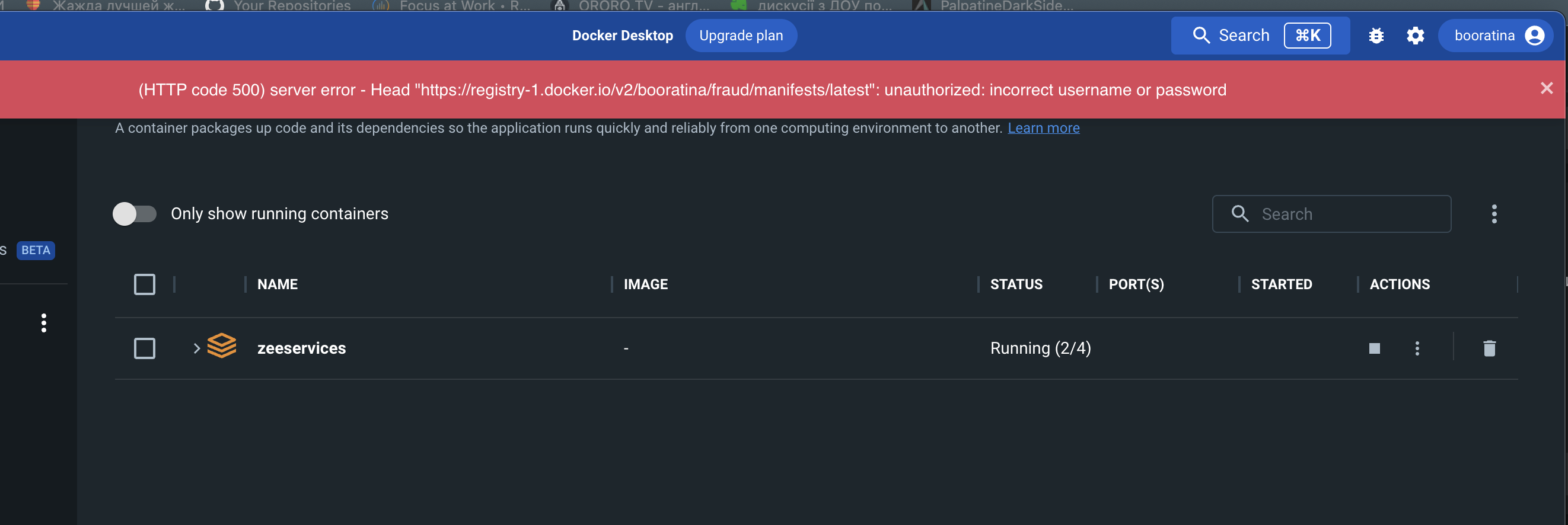 Can't login to dockerhub and make push/pull requests · Issue #6627 · docker/for-mac · GitHub