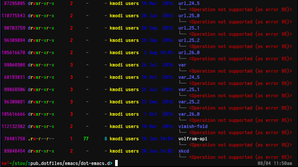os error 95 when running 'exa -l' in sshfs directory · Issue #178 · ogham/exa · GitHub