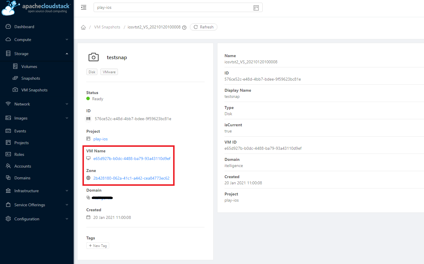 Uuids Instead Of Display Names Are Shown In Detail View Of Vm Snapshot · Issue 4603 · Apache