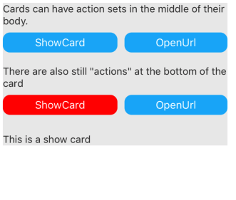[iOS][UWP] Showcard behavior inconsistency · Issue #2851 · microsoft/AdaptiveCards · GitHub