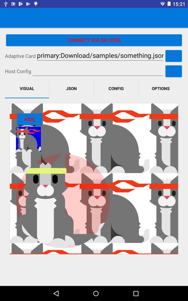 [Android] Action is rendered above images · Issue #3363 · microsoft/AdaptiveCards · GitHub