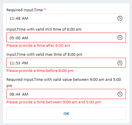 [Inconsistency][Input Evolution] Input.Time gets revalidated on value ...
