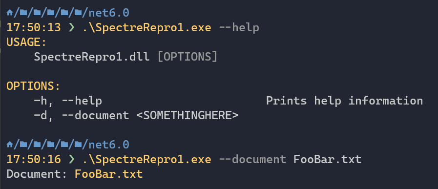 Not possible to specify a CommandOption with "-d" · spectreconsole spectre.console · Discussion ...