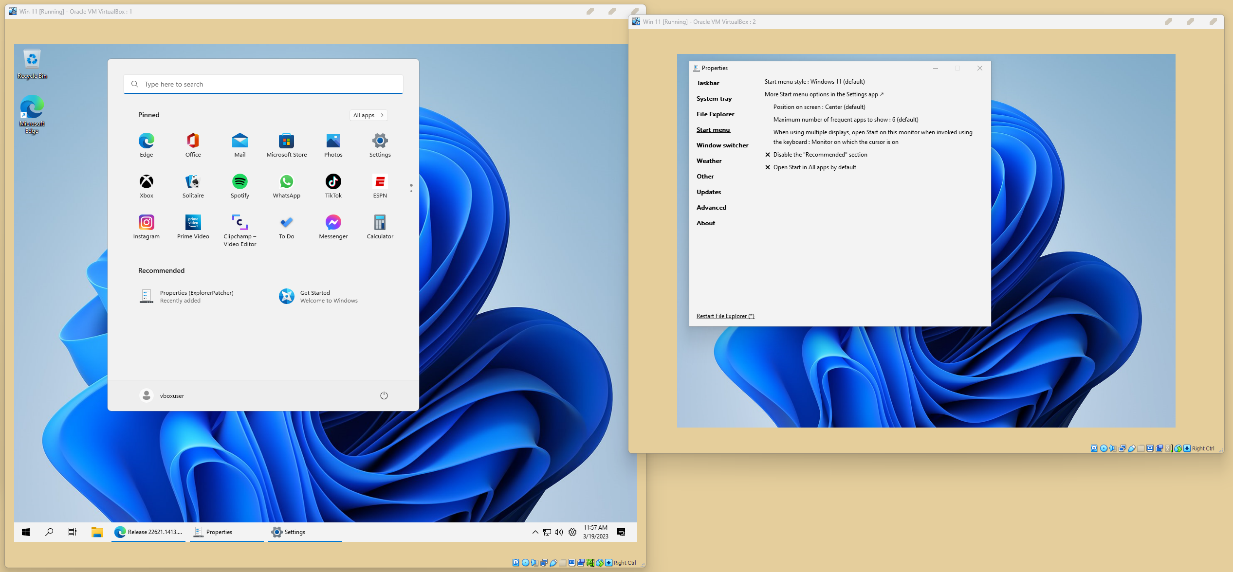 Start Menu opening mid total display · Issue #1122 · valinet ...