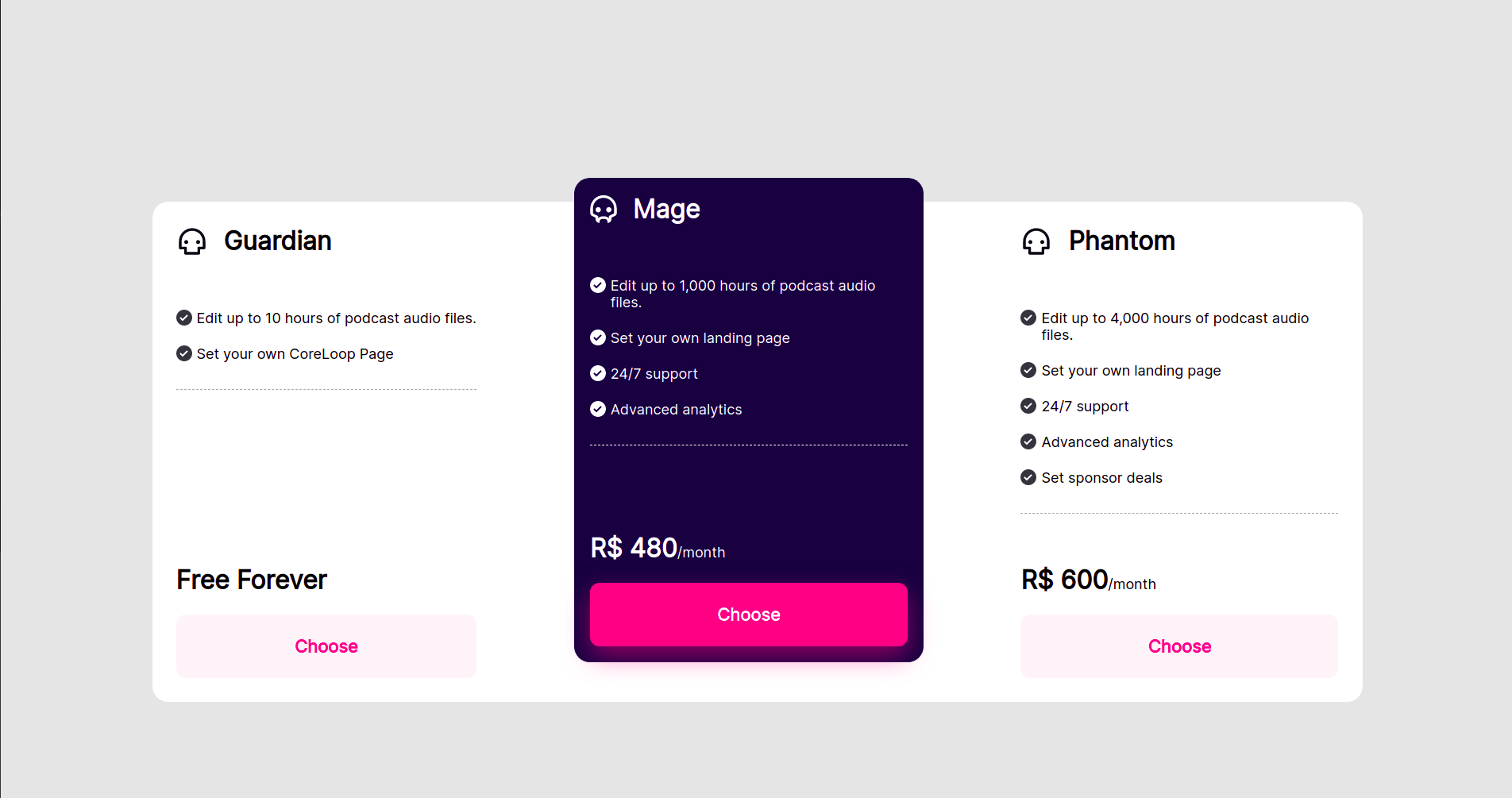GitHub - caiohsj/pricing-ui: Implementation of layout