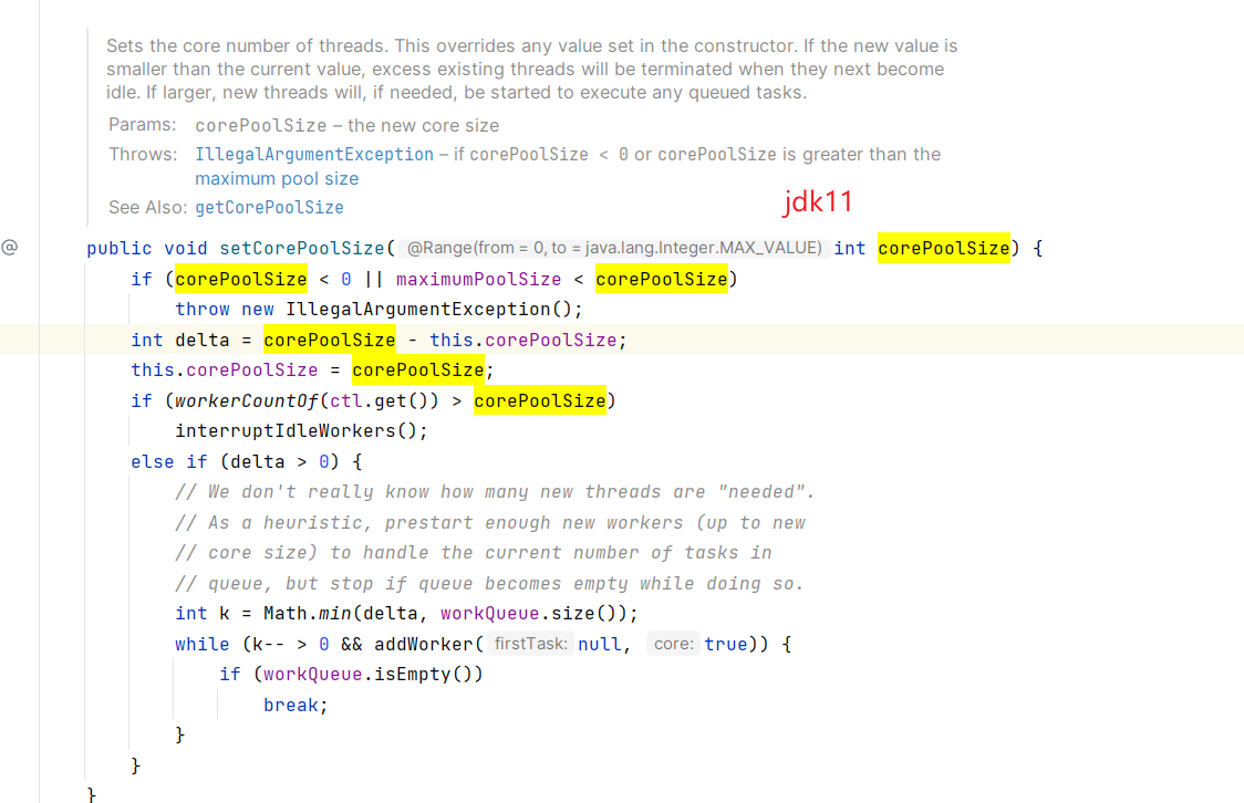 动态刷新线程池参数重复设置,存在无效判断 · Issue 1030 · Opengoofy Hippo4j · Github