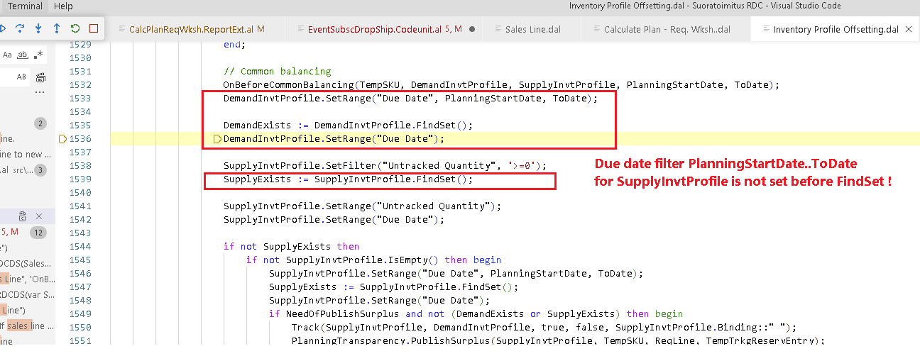 Possible Bug In Codeunit 99000854 Inventory Profile Offsetting · Issue 7368 · Microsoftal 