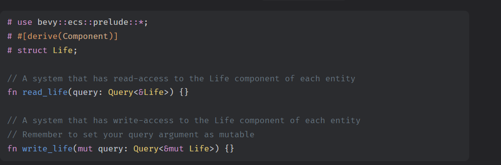 Hidden code in examples is not hidden when display on Zola · Issue #373 · bevyengine/bevy ...