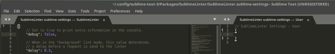 Linter is not showing any errors · Issue #1080 · SublimeLinter/SublimeLinter · GitHub
