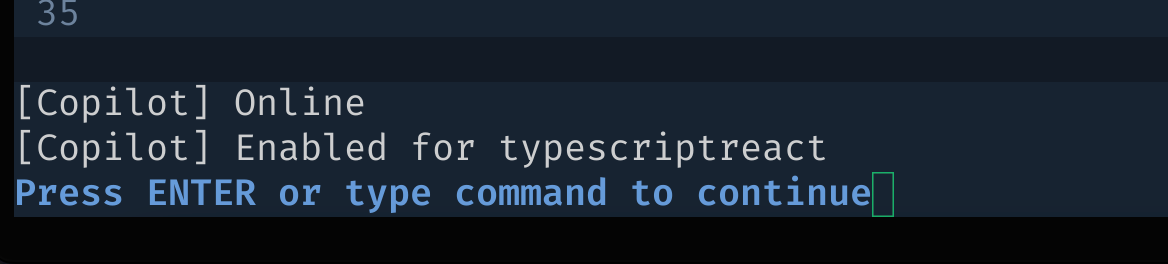 Can T Get This To Work · Issue 105 · Zbirenbaum Copilot Lua · Github