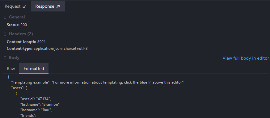 In the logs, the jsons are not prettyfied · Issue #368 · mockoon/mockoon · GitHub