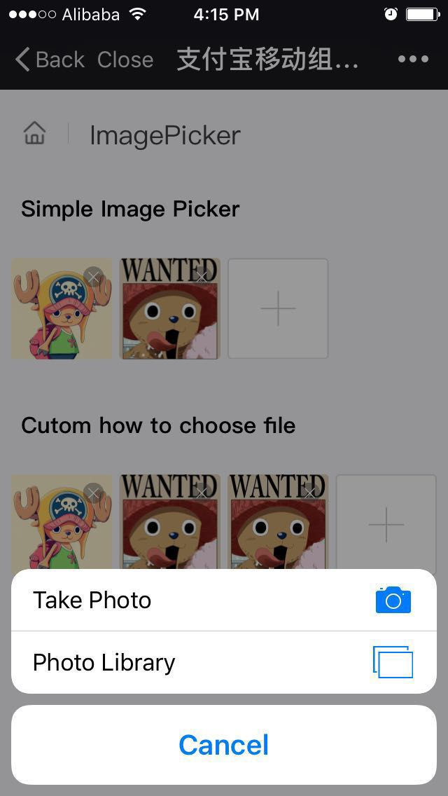 Imagepicker Does Not Have The Function Of Camera · Issue 1581 · Ant Designant Design Mobile 