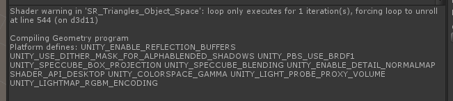 SR_Triangles_Object_Space.shader has warnings · Issue #6475 · microsoft/MixedRealityToolkit ...