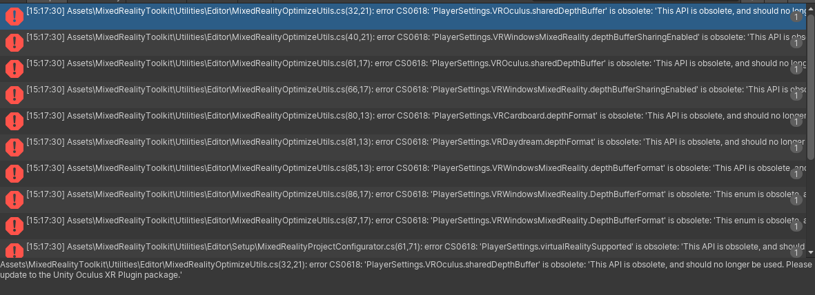 Unity 2019.3 marks many PlayerSettings methods obsolete · Issue #6918 · microsoft ...