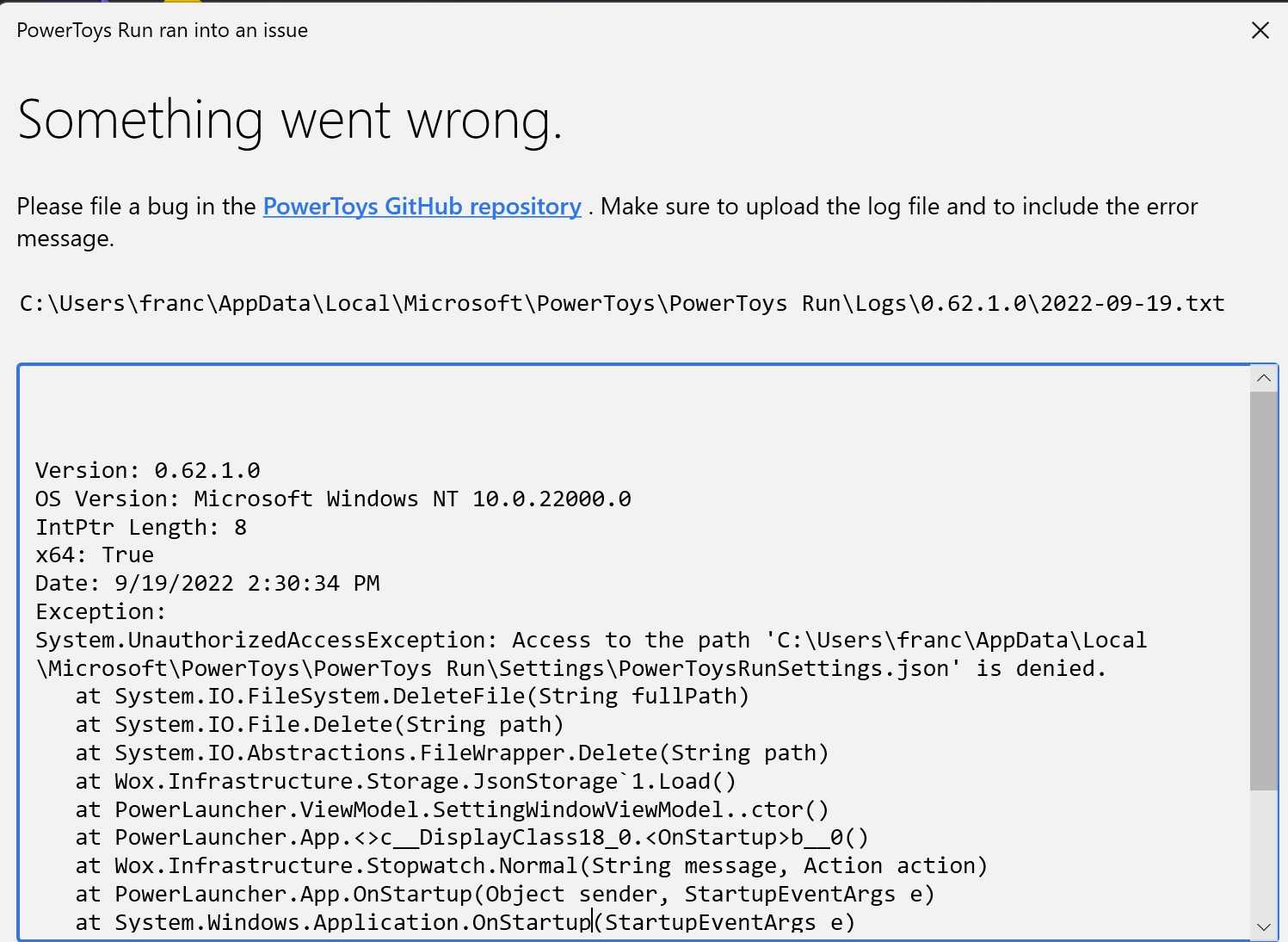 Updated issue · Issue #20697 · microsoft/PowerToys · GitHub