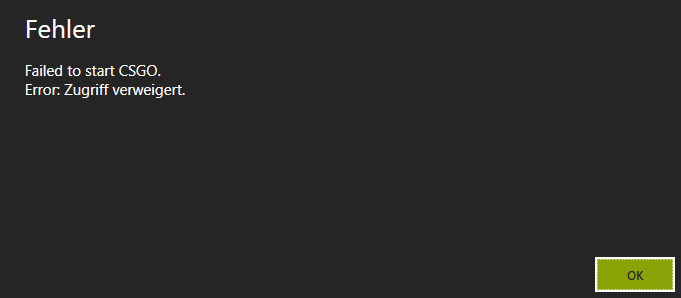 Error: Failed to start CSGO. · Issue #602 · akiver/cs-demo-manager · GitHub